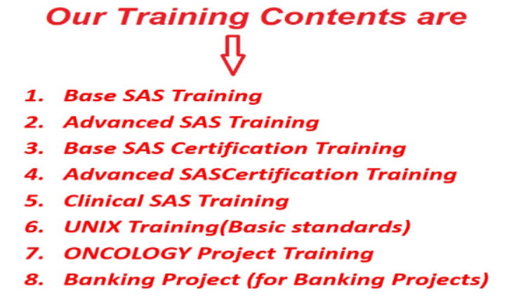 Clinical SAS Classes - Crystal